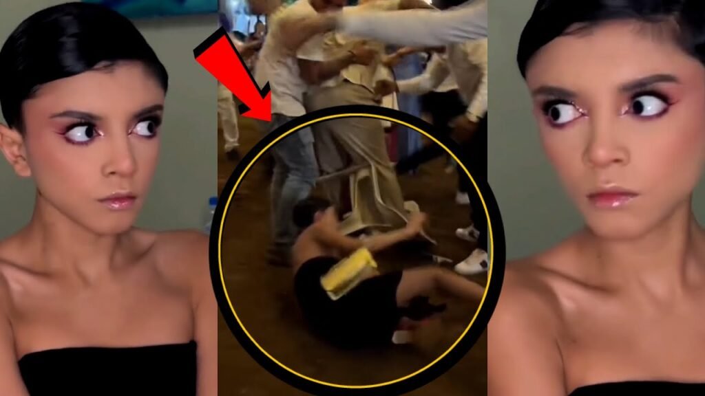 "Influencer 'La Veneno' sufre caída viral en boda durante juego de 'víbora de la mar'"